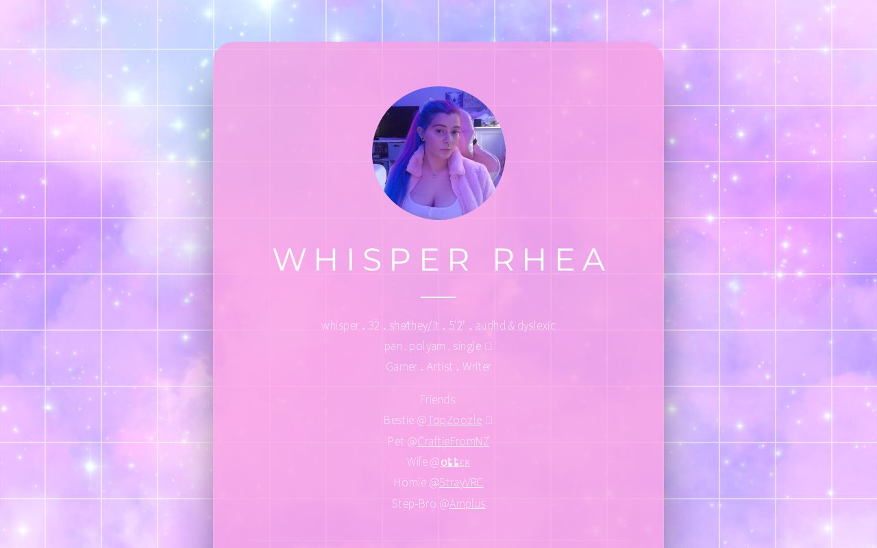 Whisper Rhea (VR Chat)